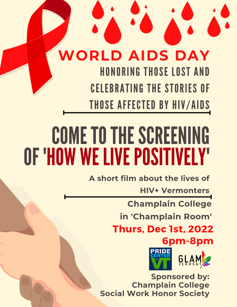 World Aids Day -Film Short - 12/1 - Sustain Champlain